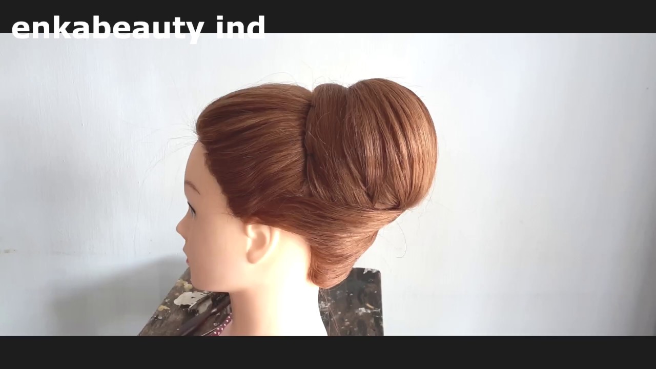 Sanggul Modern untuk Pemula easy hairstyle for beginner hairbun tutorial - YouTube