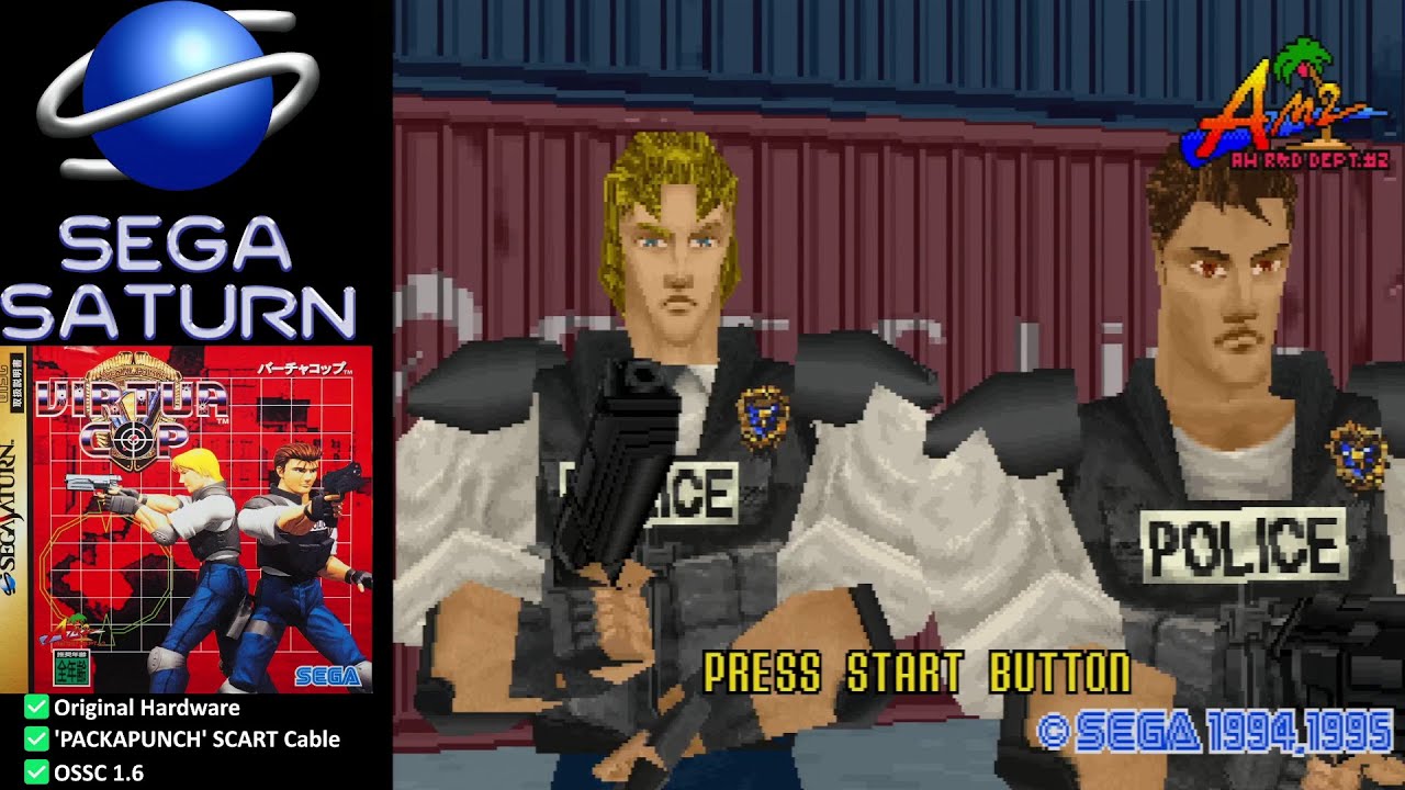 Virtua Cop [SEGA SATURN] - A day in the life of a Virtua Cop (SHORT ...