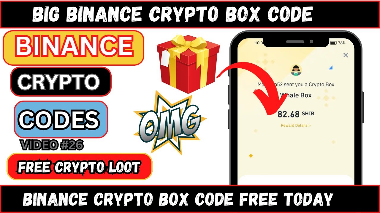 binance crypto box code / crypto box code / binance code / binance ...