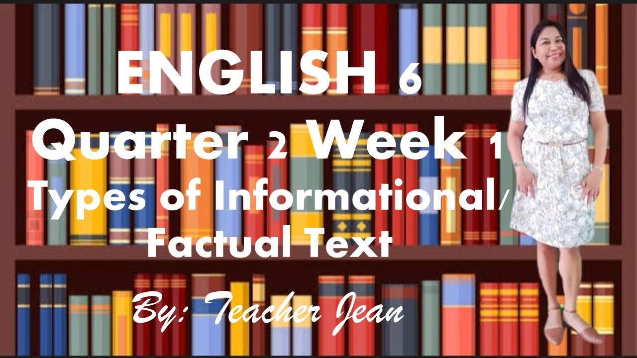 English 6 Quarter 2 Week 1 - YouTube