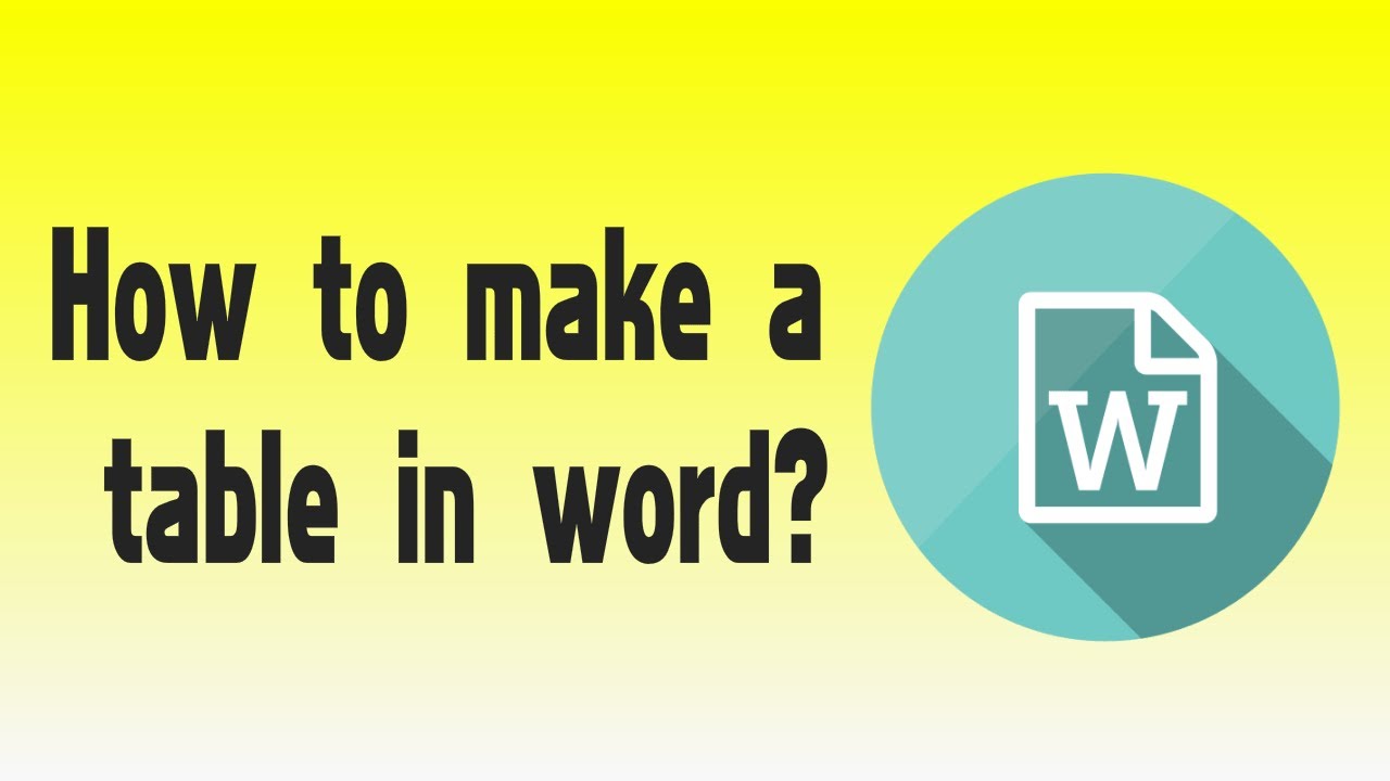 How To Insert A Table In Word Document By Using 3 Simple Methods YouTube how-to-insert-a-table-in-word-document-by-using-3-simple-methods-youtube