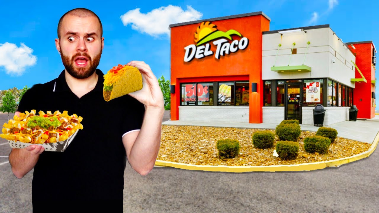 Eating At DEL TACO For 24 HOURS! - YouTube