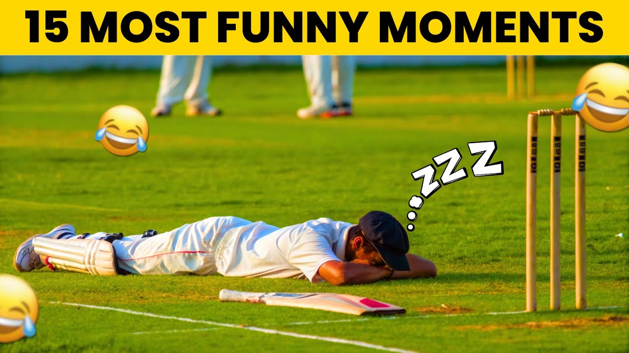 15 Most Funny CRICKET Moments 🤣 - YouTube