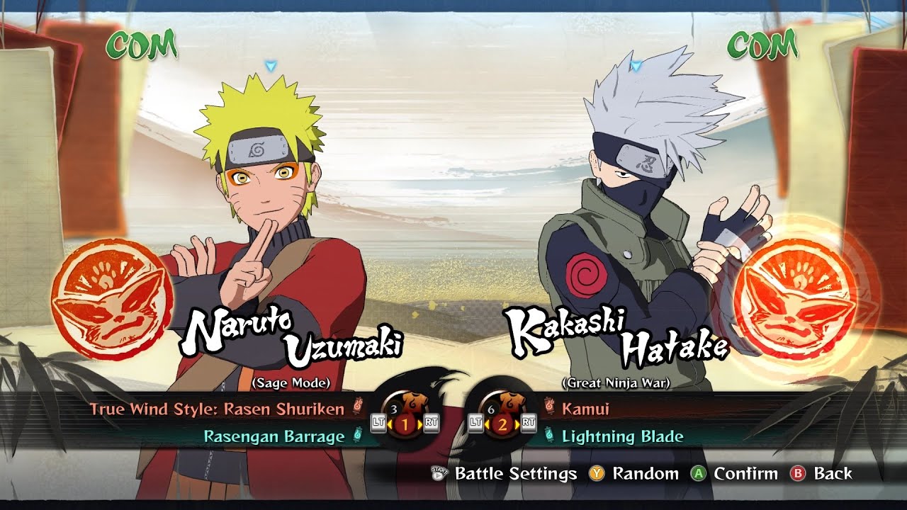Naruto (Sage Mode) vs Kakashi Hatake — NARUTO SHIPPUDEN Ultimate Ninja ...