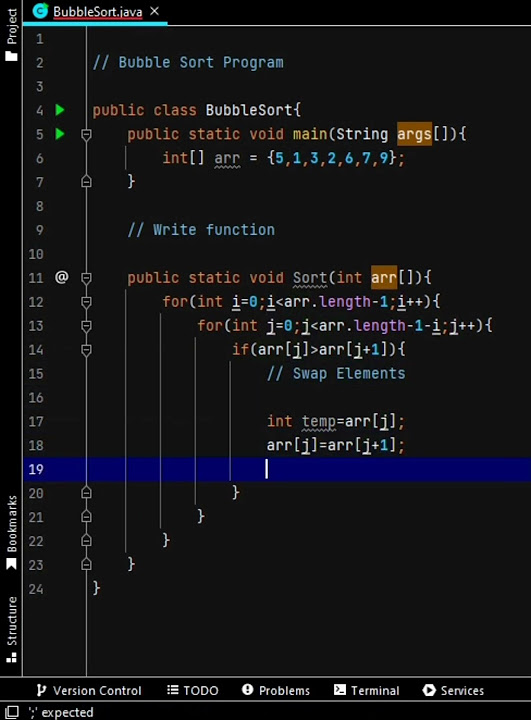 Bubble Sort Using Java Program Coding Shortsvideo Bubblesort Youtube