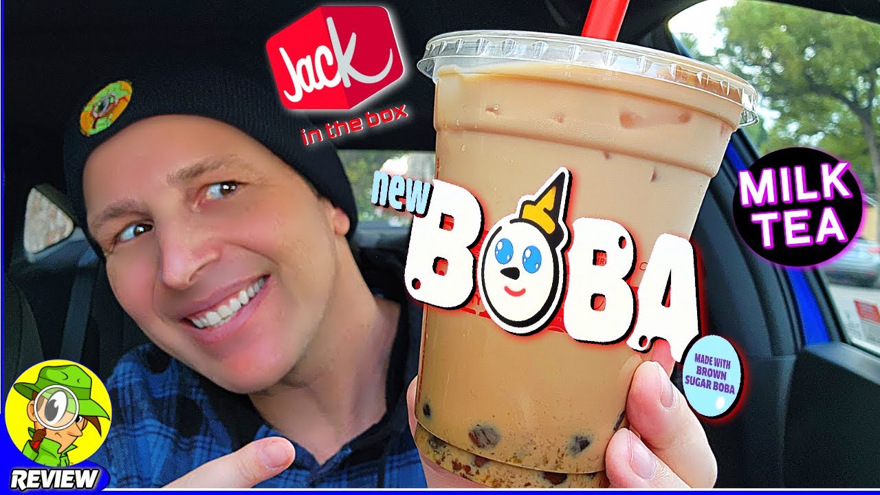 Jack In The Box® MILK TEA WITH BOBA DRINK Review 🃏🧋 ⎮ Peep THIS Out! 🕵️ ...