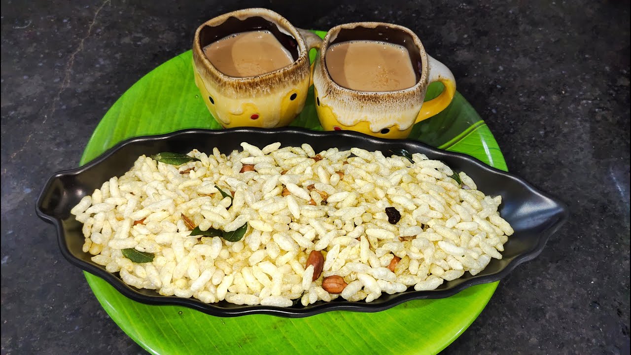 Puffed Rice Snack Recipe | Murmura Recipe | Snacks Recipe | Evening ...