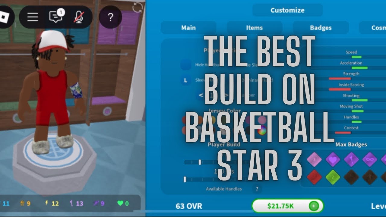 THE BEST BUILD On Basketball Star 3 - YouTube