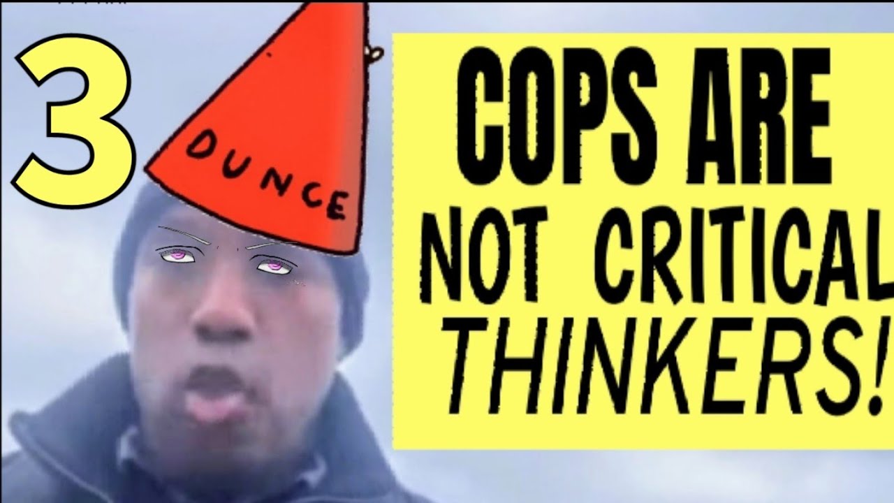 CAN COPS LEARN TO CRITICALLY THINK?🙄🥹#policemisconduct #copwatch # ...