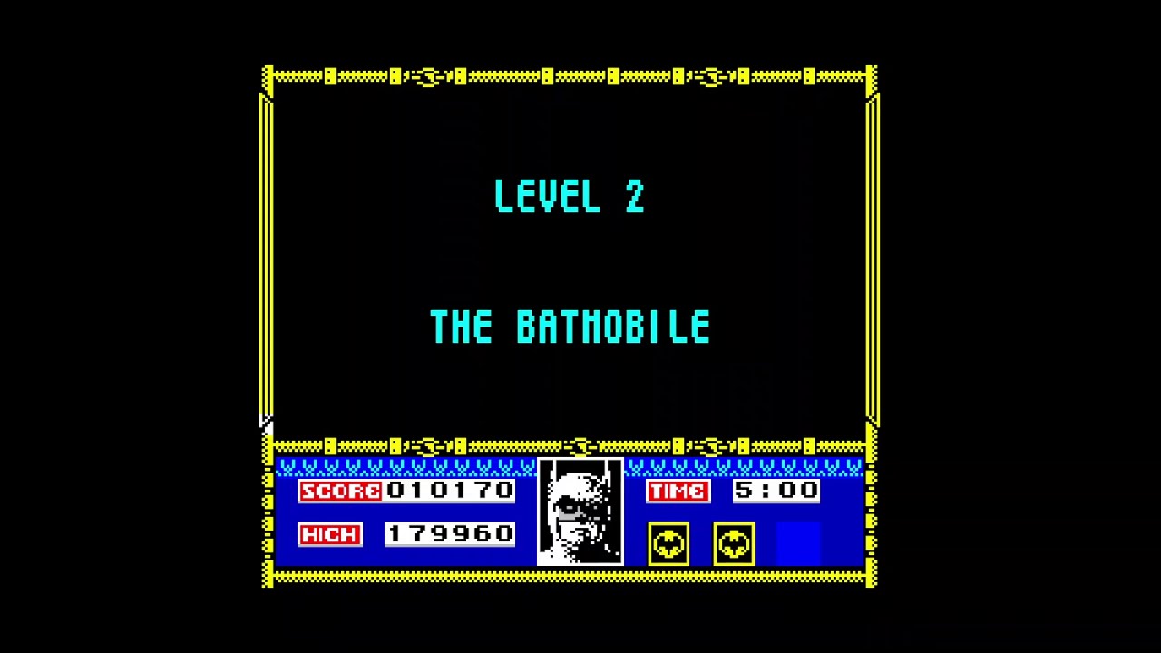 Batman: The Movie - 03 - Level 2, The Batmobile - Sinclair ZX Spectrum ...