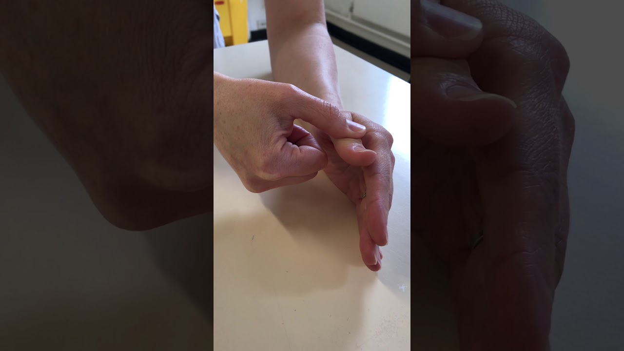 2:1 Isometric thumb extension - YouTube