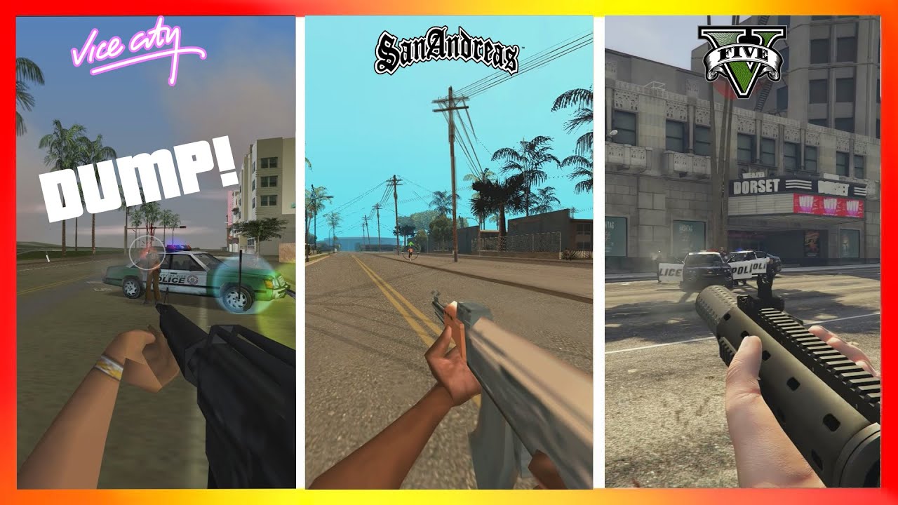 Evolution of FIRST PERSON MOD In GTA Games!(GTA 3 → GTA 5) - YouTube