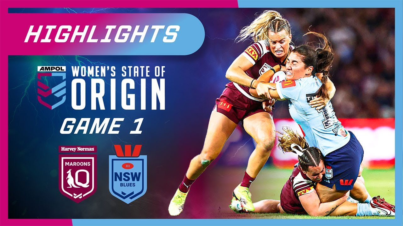 2025 Women’s State of Origin Highlights: QLD v NSW - Game I | NRL on Nine - YouTube