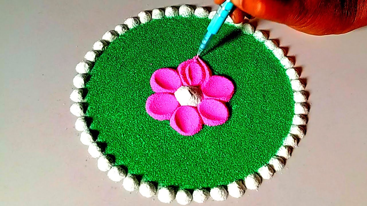 Super Excellent Rangoli ️💐 ️Creative Rangoli ️💐 ️Trending Rangoli ️💐 ...