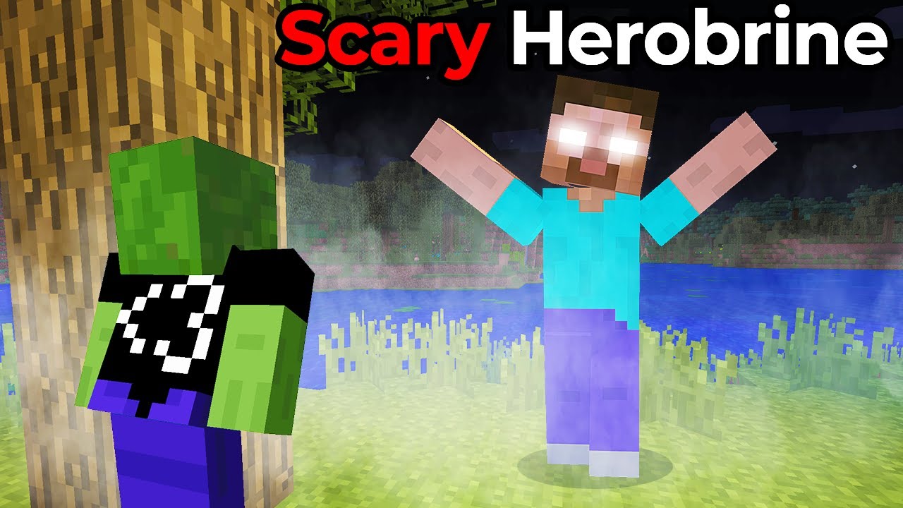 We Survived The Scariest Minecraft Herobrine Mod... - YouTube
