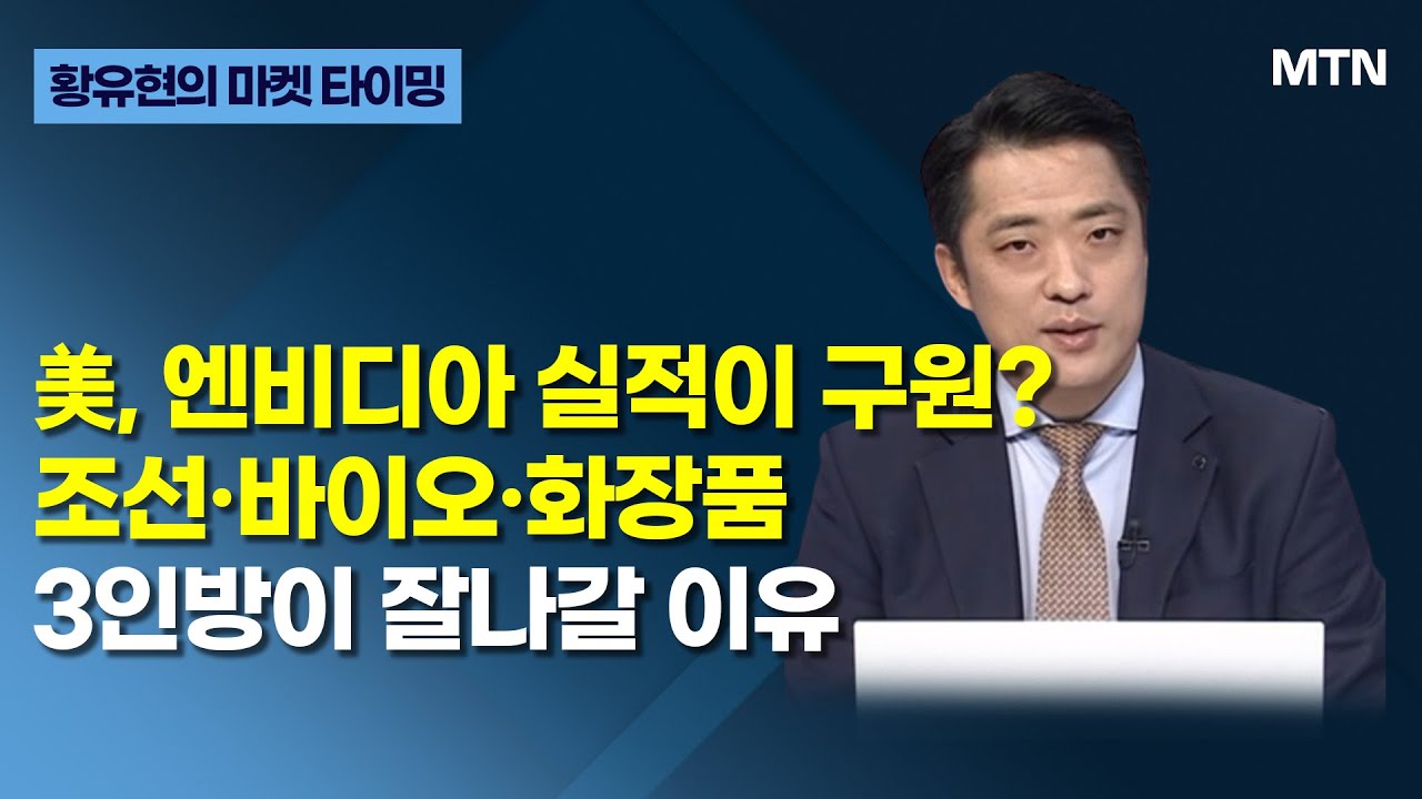 글로벌 전략가들 美 엔비디아 실적이 구원 조선·바이오·화장품 3인방이 잘나갈 이유 머니투데이방송 증시 증권