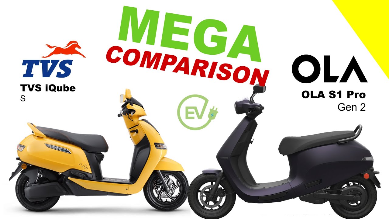 TVS iQube S vs OLA S1 Pro Gen 2 | MEGA COMPARISON | Bike Info - YouTube
