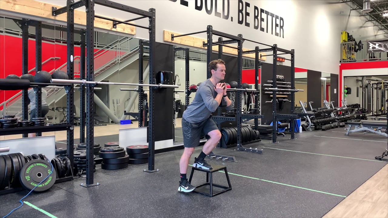 DB Elevated SL Squats L2 - YouTube