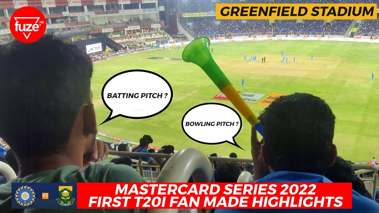 India vs South Africa | First T20I Match | Greenfield Stadium | Fan ...