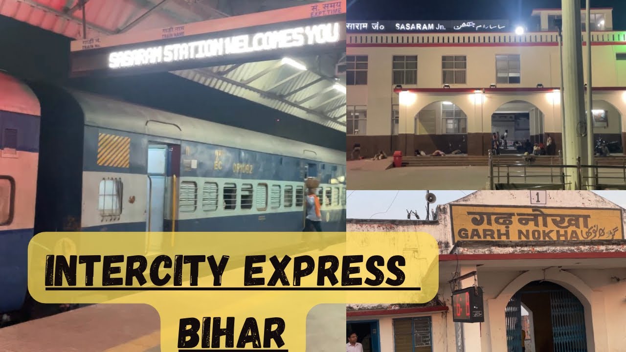 Bihar Metro 😃 ll Patna Intercity Express ll Sasaram to Piro Bihar - YouTube
