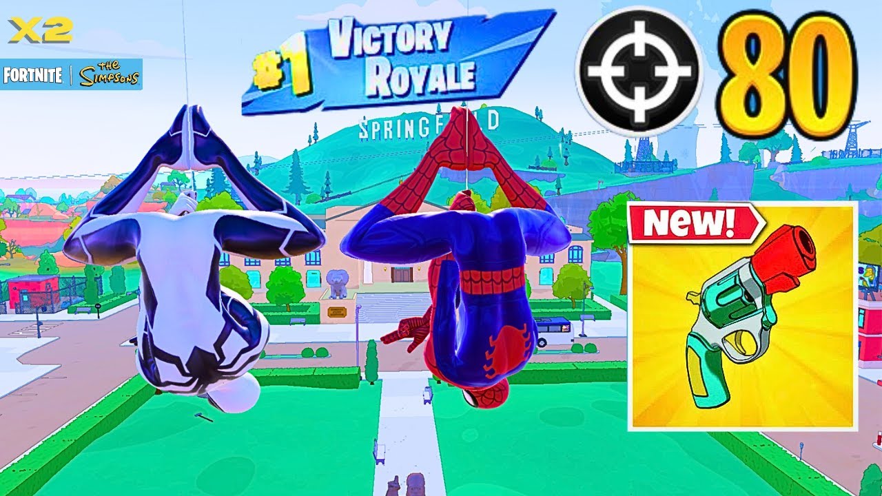 Fortnite The Simpsons | 80 Kill Duo vs Squads Win Gameplay (Keyboard ...