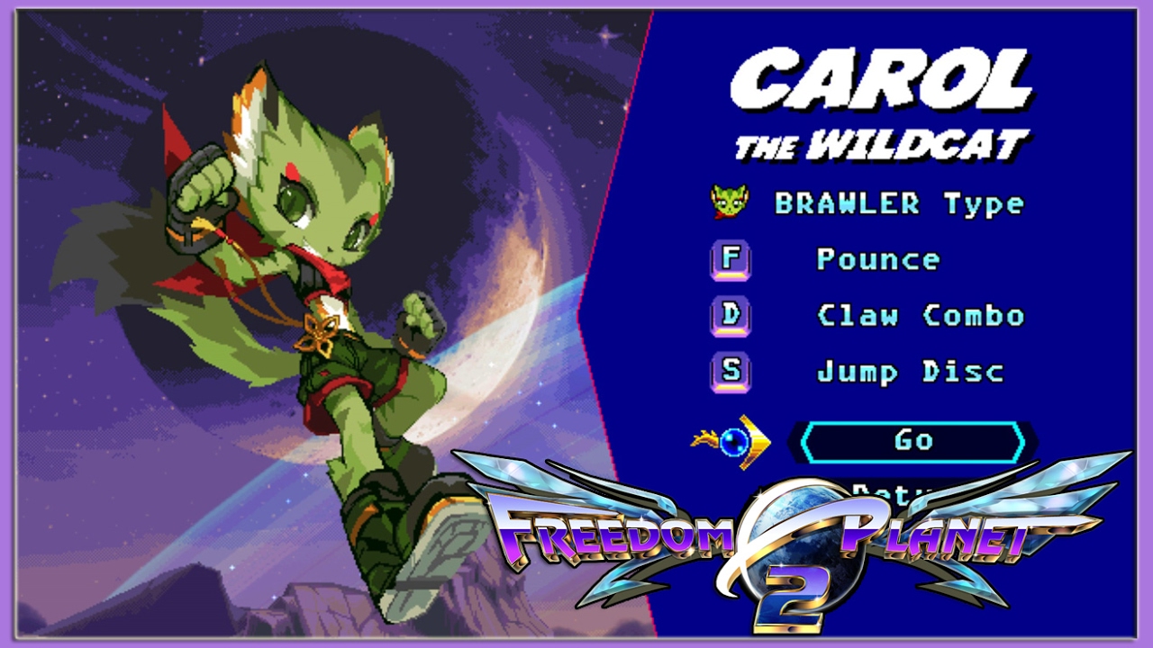 Freedom Planet 2 Sample Version Walkthrough - Carol the Wildcat [Dragon ...