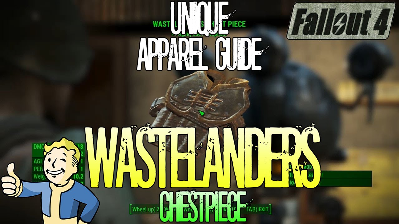 Fallout 4 | Wastelanders Chest Piece | Unique Rare Apparel | Location ...