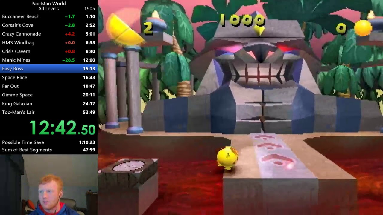Pac-Man World All Levels Speedrun in 51:20 - YouTube