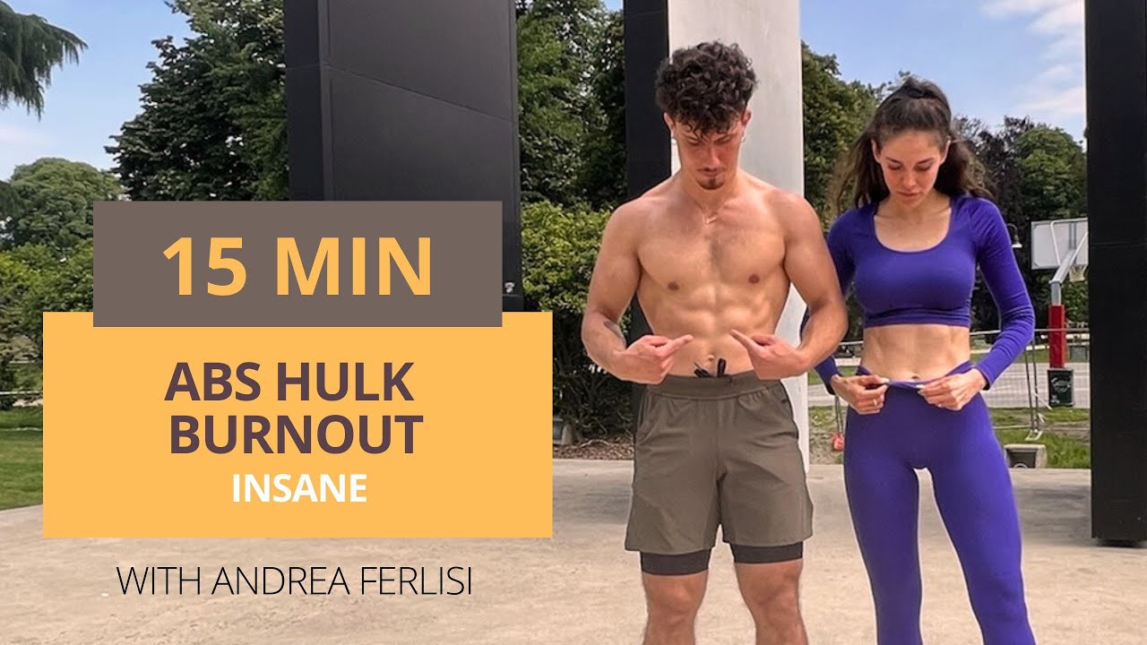 15 MIN ABS HULK| BURNOUT| Sixpack Insane| Hard Workout| Strong waist & tonic core| Liliana ...