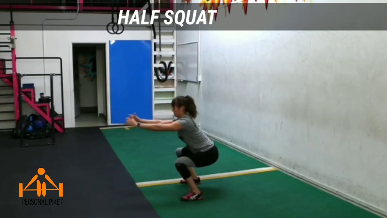 Half squat - YouTube