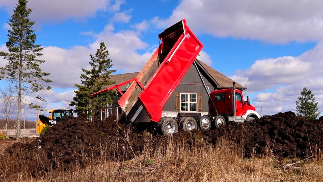 Building the Farm Every Year, Privacy Berms | Property Progress | Dying ...