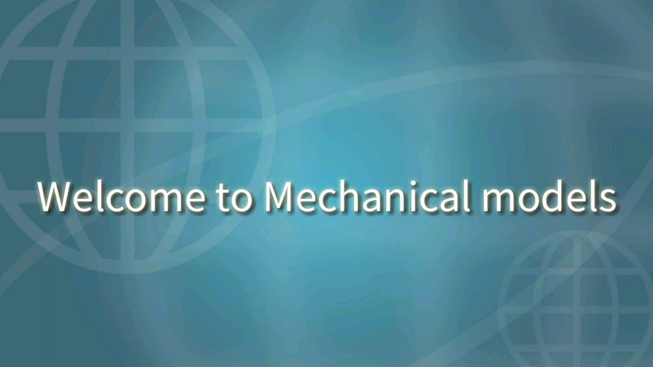 Mechanical models - YouTube