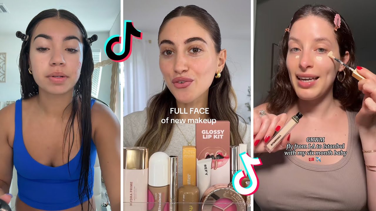 Makeup Tutorial Tiktok Compilation - GRWM ( Get Ready With Me ) ️ ...