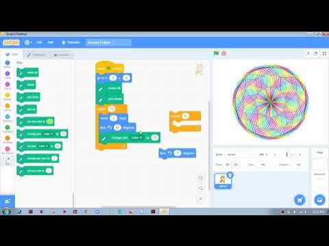 Different Type of Figure in Scratch by Using Pen Extension - YouTube