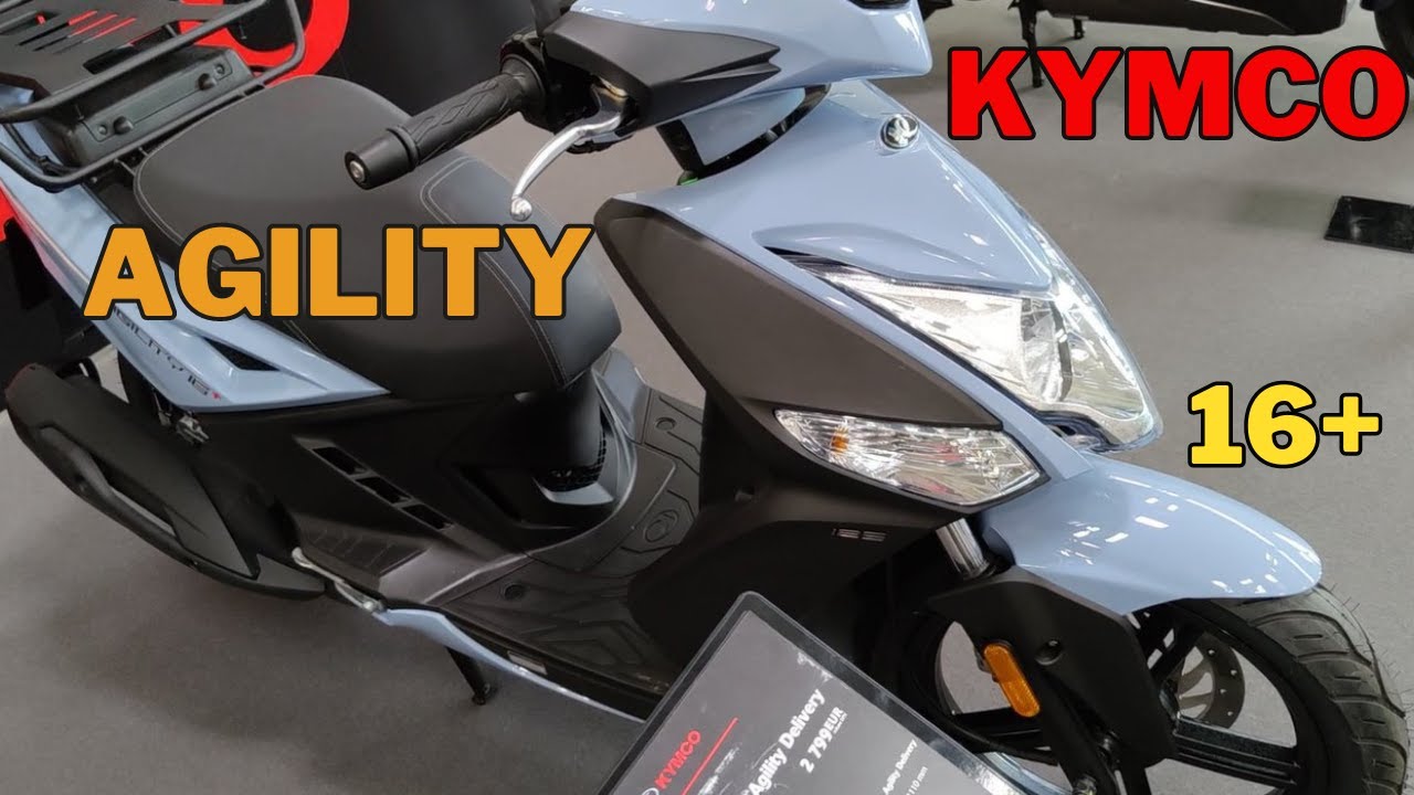 Kymco Agility 16+ 125 2023 Walkaround ! New & Better City Scooter ...