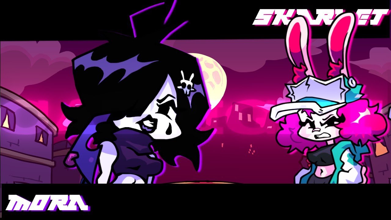 BunnyFight - |Catfight but Skarlet & Mora sing it- Fnf Rivals 🐇 - YouTube