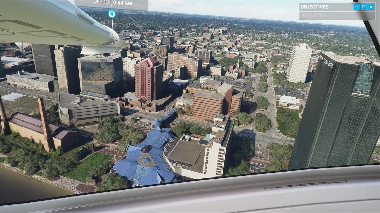 Microsoft Flight Simulator - Toledo, Ohio - YouTube