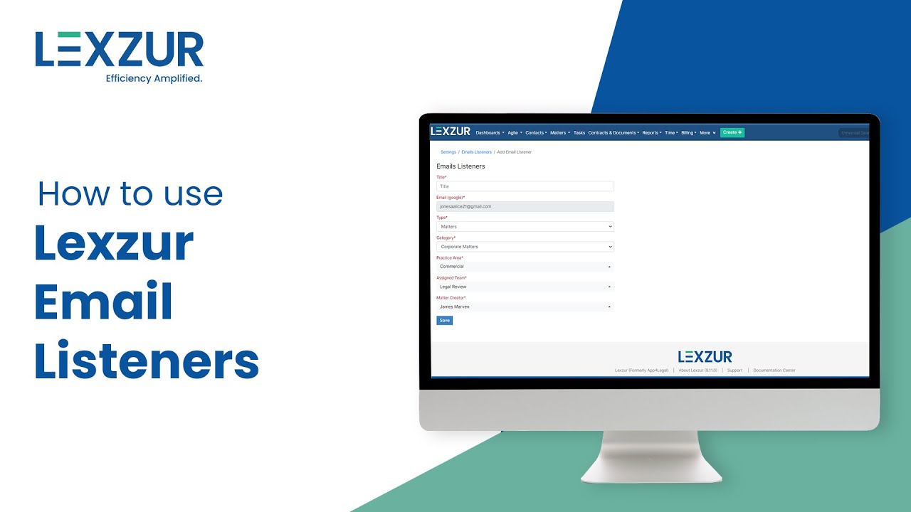 How To use Email Listener | LEXZUR - YouTube