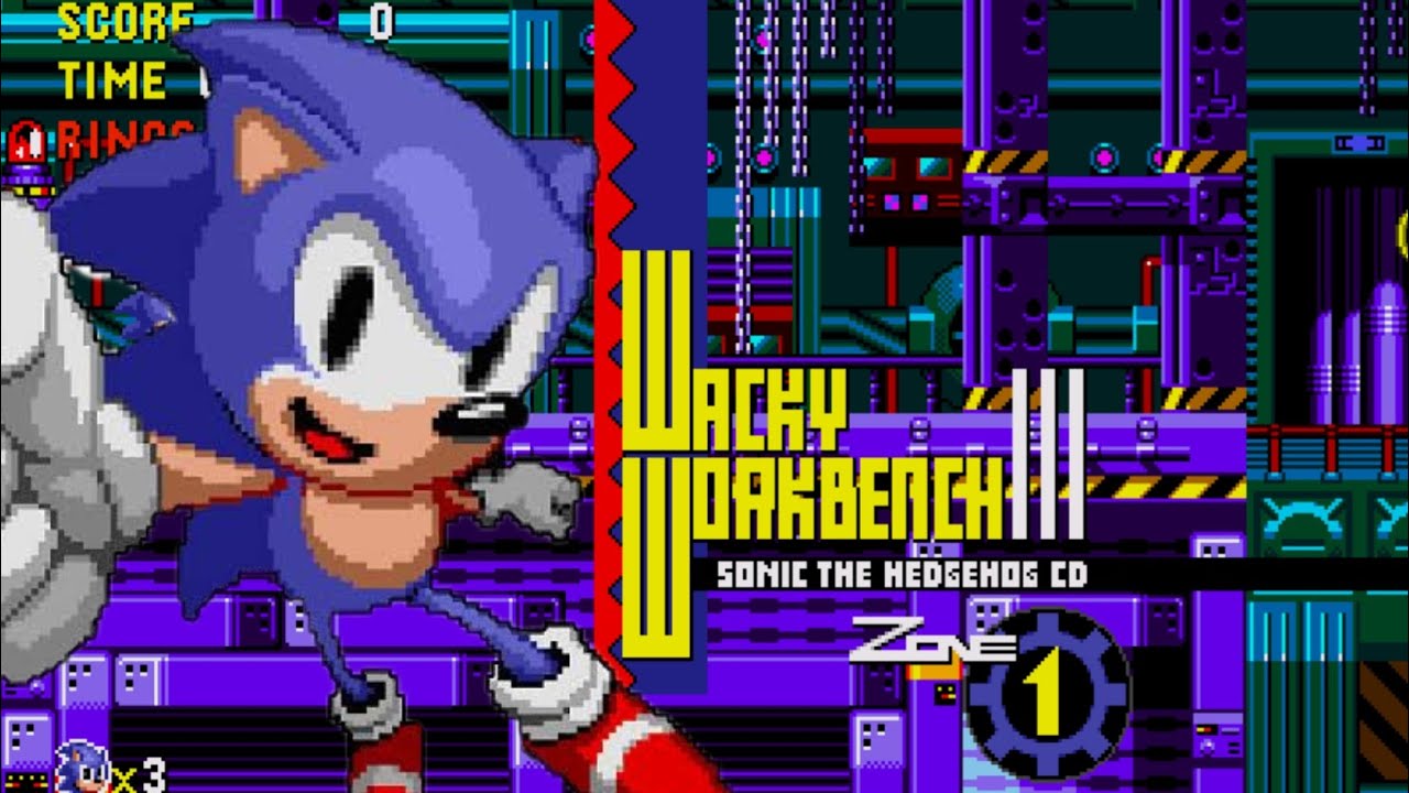 Sonic CD: Wacky WorkBench Zones 1, 2, & 3 Good Future - YouTube