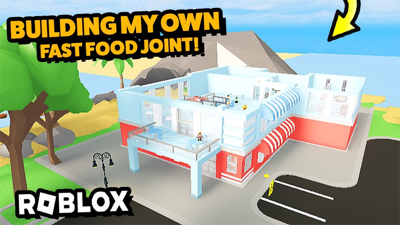 Building *MY OWN* Fast Food Restaurant on Roblox! 💰 - YouTube