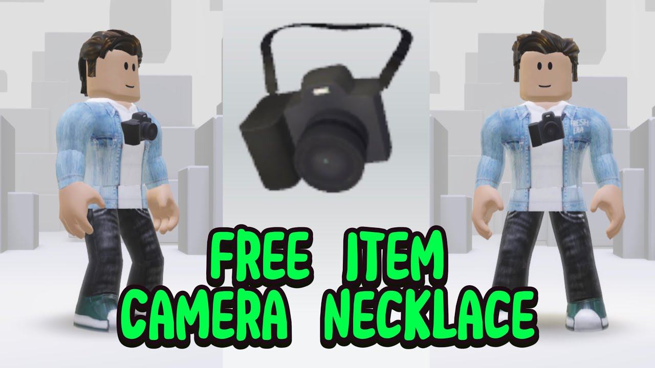 Cara Mendapatkan ITEM GRATIS CAMERA NECKLACE di ROBLOX 😍😍 - YouTube