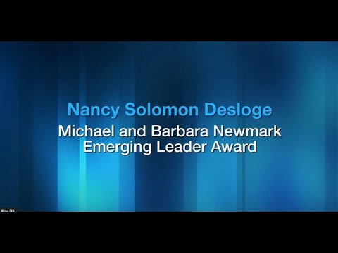 Nancy Solomon Desloge Emerging Leader Award - Tzedek Awards 2023 - YouTube