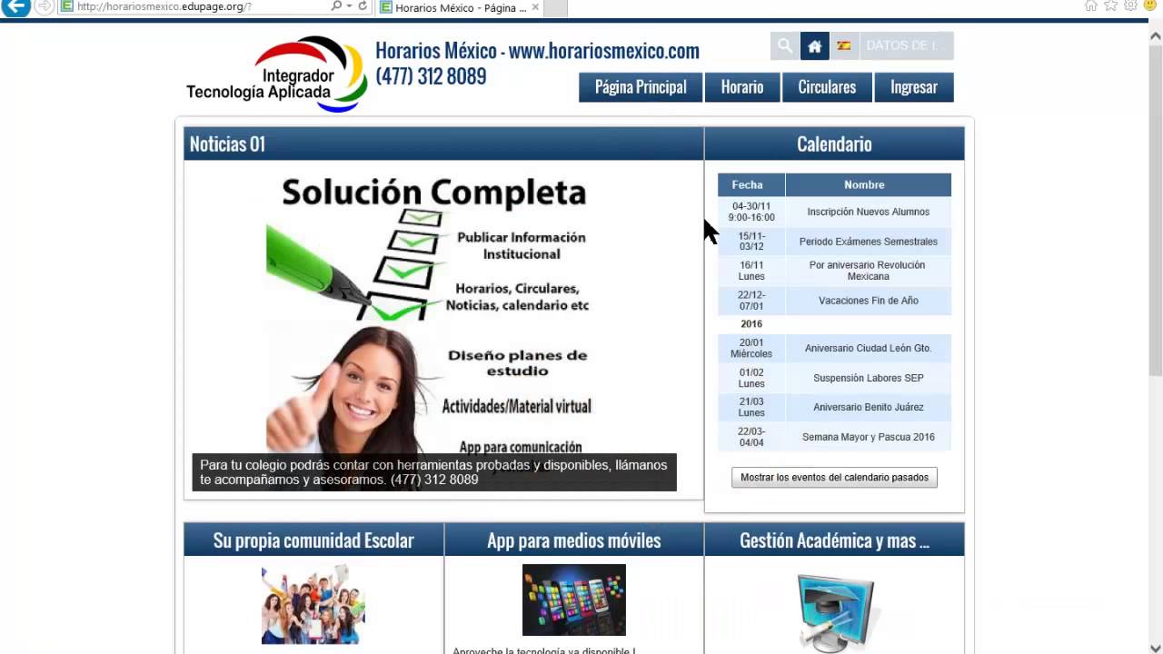 Edupage Plataforma Educativa de aSc - YouTube