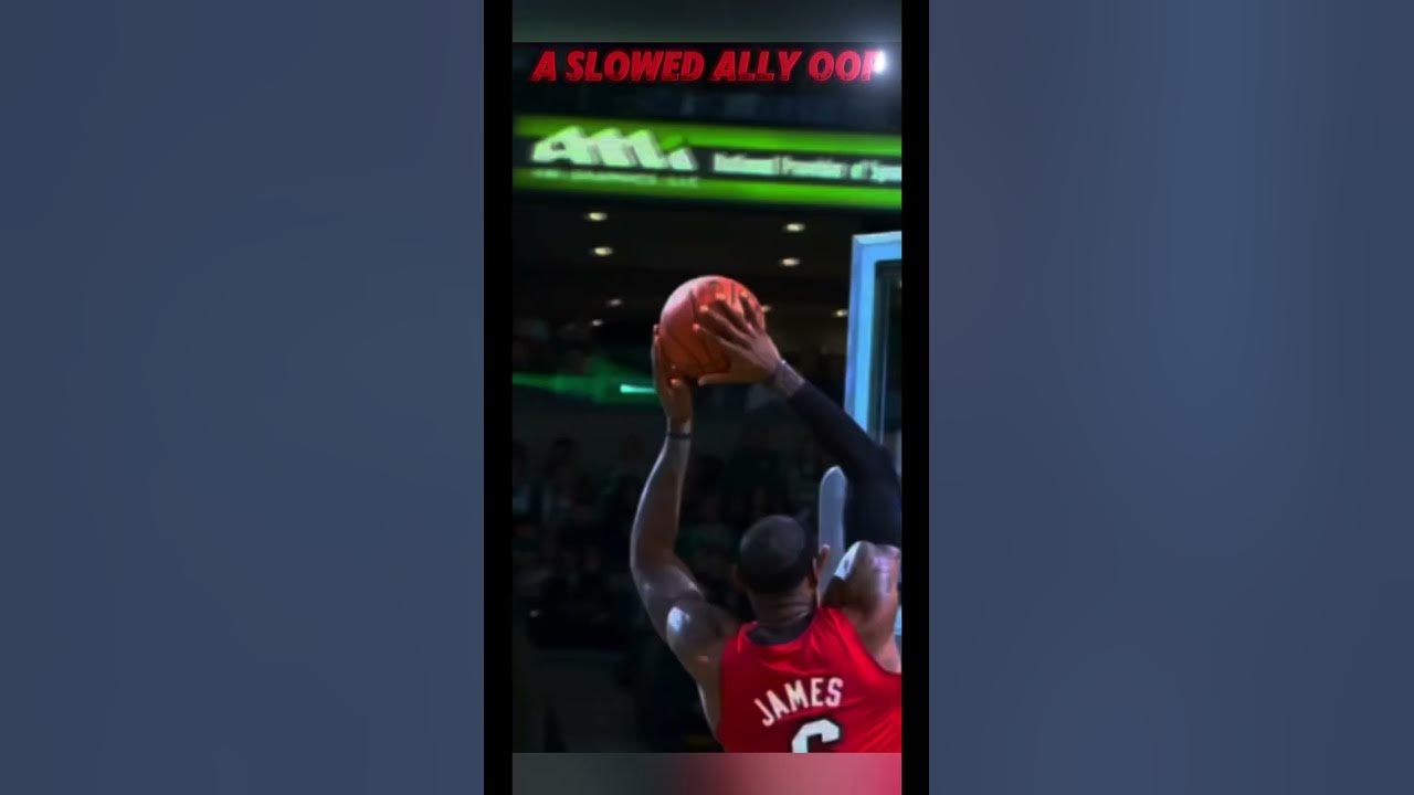 A normal ally oop vs a slowed ally oop - YouTube