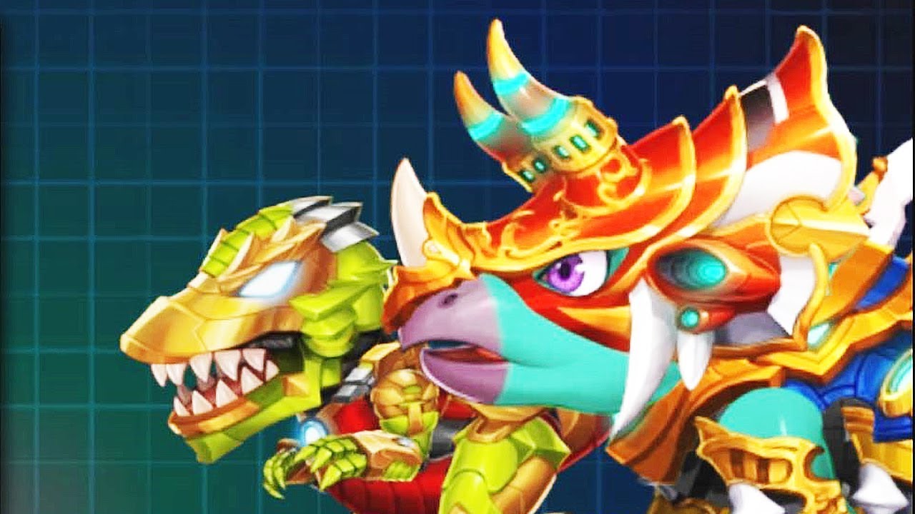Dino Battle: Triceratops, Iron T-Rex, Brachiosaurus | Eftsei Gaming ...