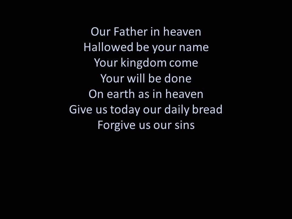 Lord’s Prayer Chant - YouTube