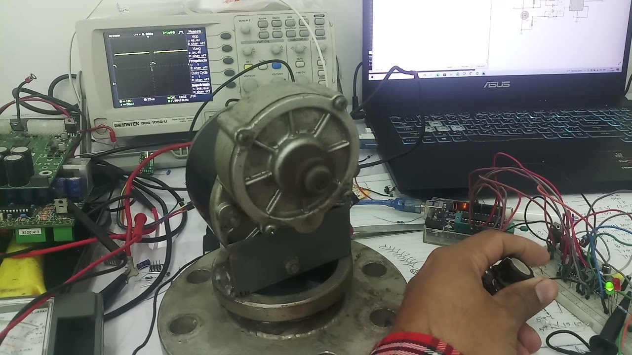 H Bridge DC Motor Driver IR2110 control speed arduino - YouTube