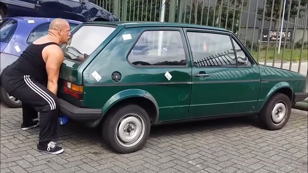 Car Deadlift RAW Golf 1 250kg 7 repetitions! - YouTube