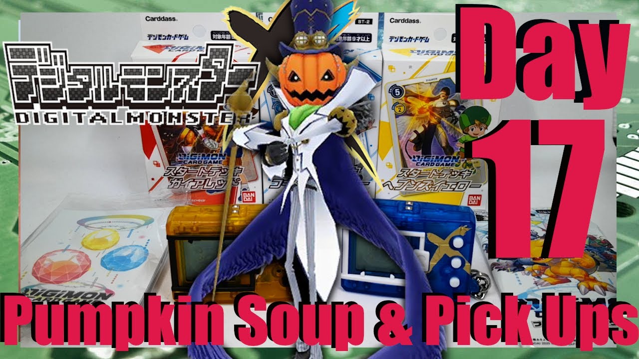 Digimon DMX Ver. 3 Day 17: Pumpkin Soup & Pick Ups - YouTube