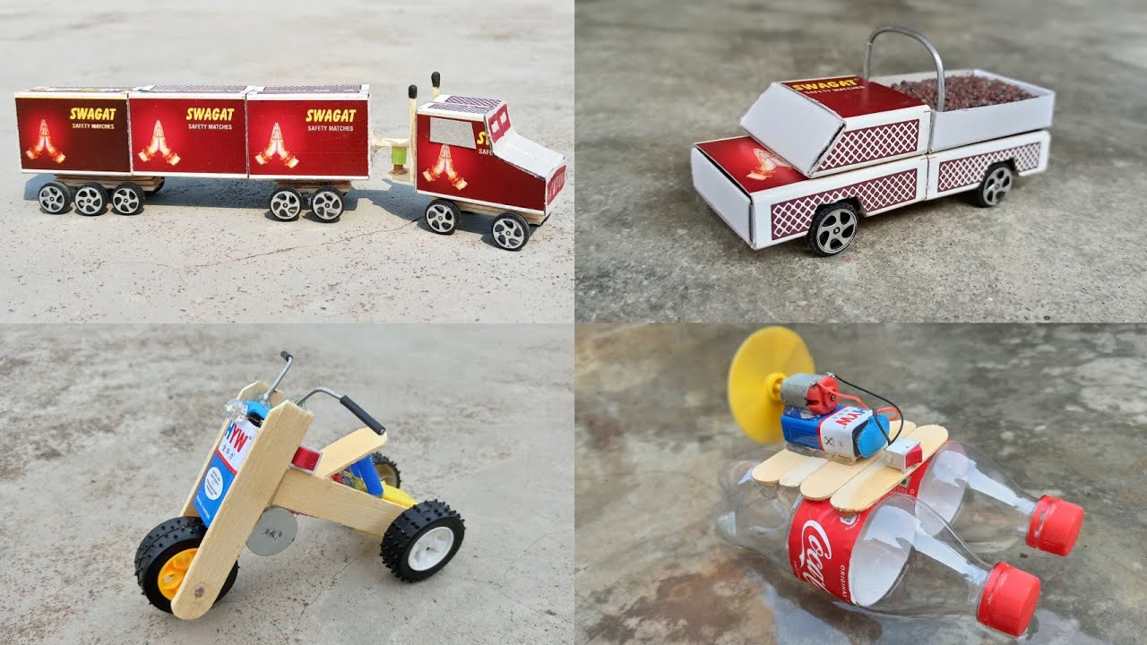 4 INCREDIBLE IDEAS - SIMPLE HOME MADE TOYS COMPILATION - SANU TECH ...